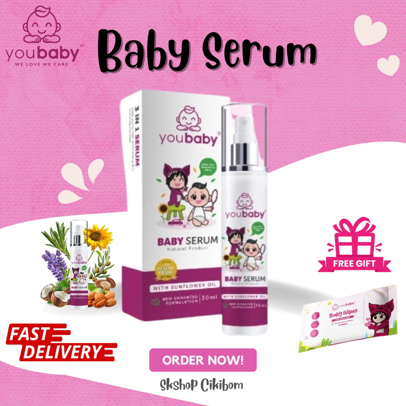 Baby Hair Serum Rambut Youbaby Lebatkan Lembutkan Bayi | Shopee Malaysia