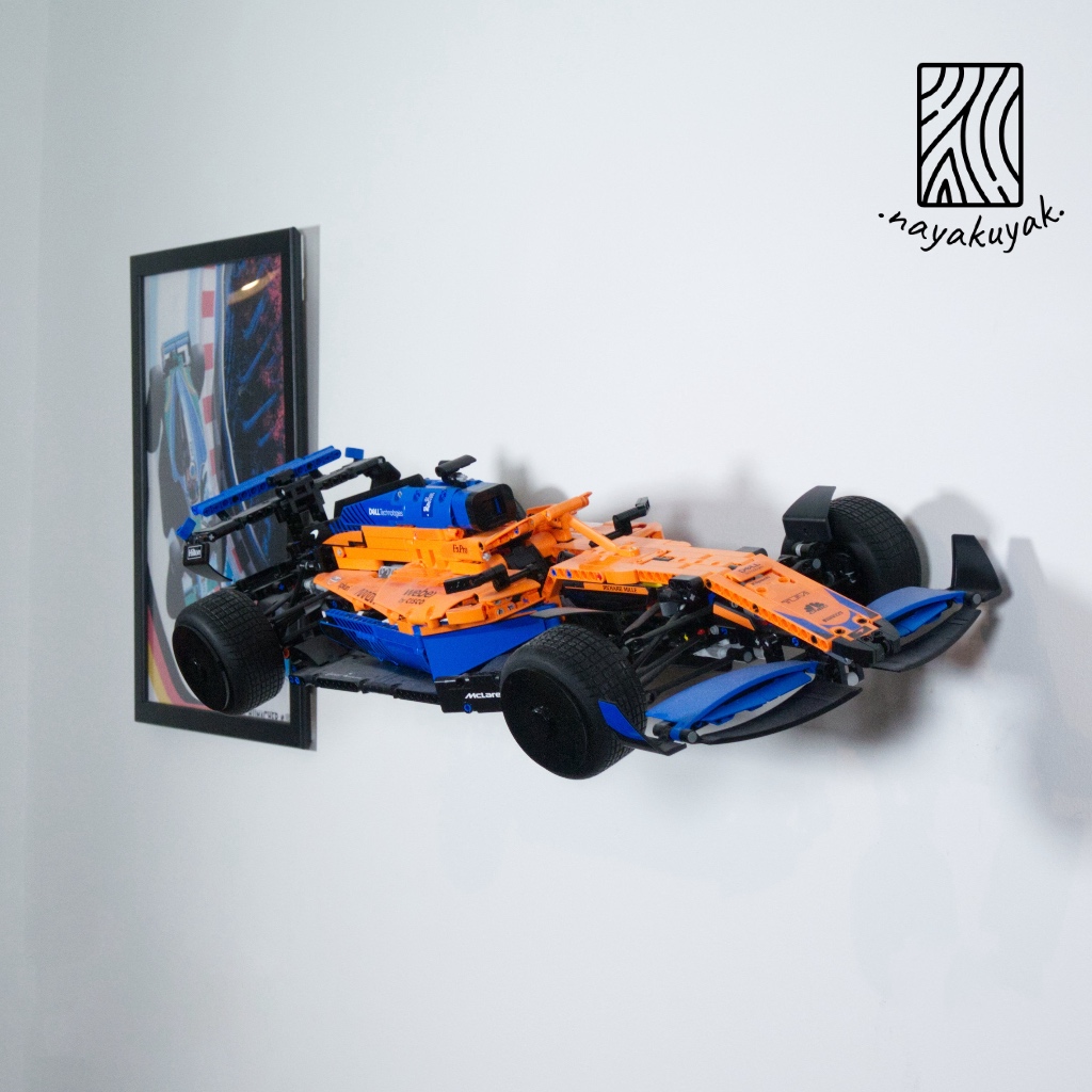 Offset Wall Mount For Lego Technic McLaren Formula 1 Race Car [42141 ...