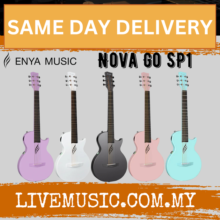 Enya Nova Go Guitar SP1 Carbon Fiber Acoustic-Electric Guitar ...