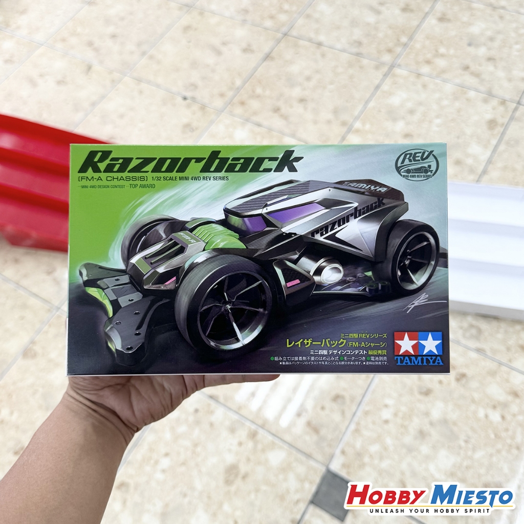 Tamiya 18713 Razorback (FM-A chassis) (Mini 4WD) | Shopee Malaysia