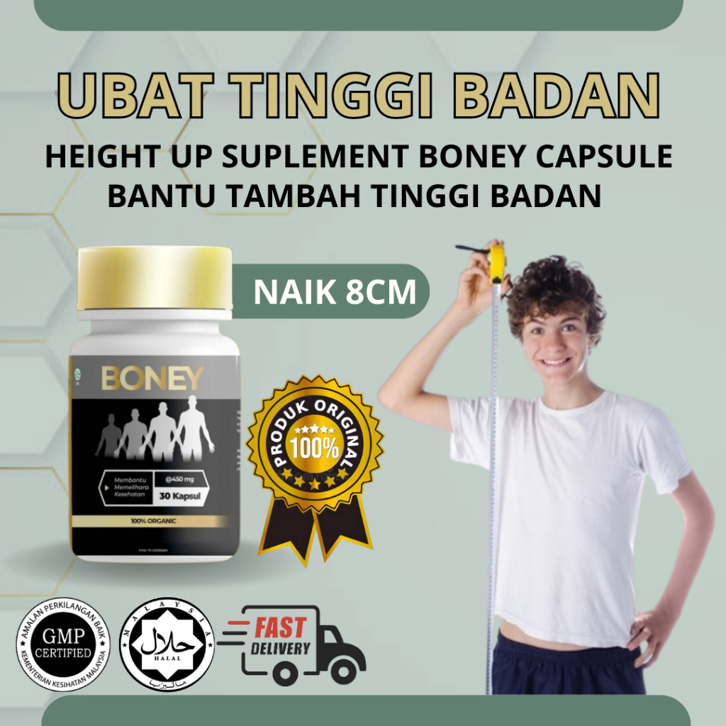 Calcium Boney peninggi badan original asal HQ - height up ubat tinggi ...