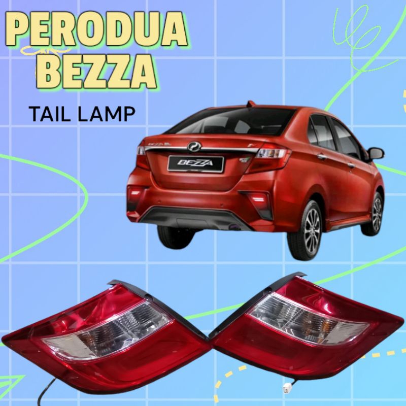 PERODUA BEZZA TAIL LAMP ORIGINAL USED (RH & LH) | Shopee Malaysia
