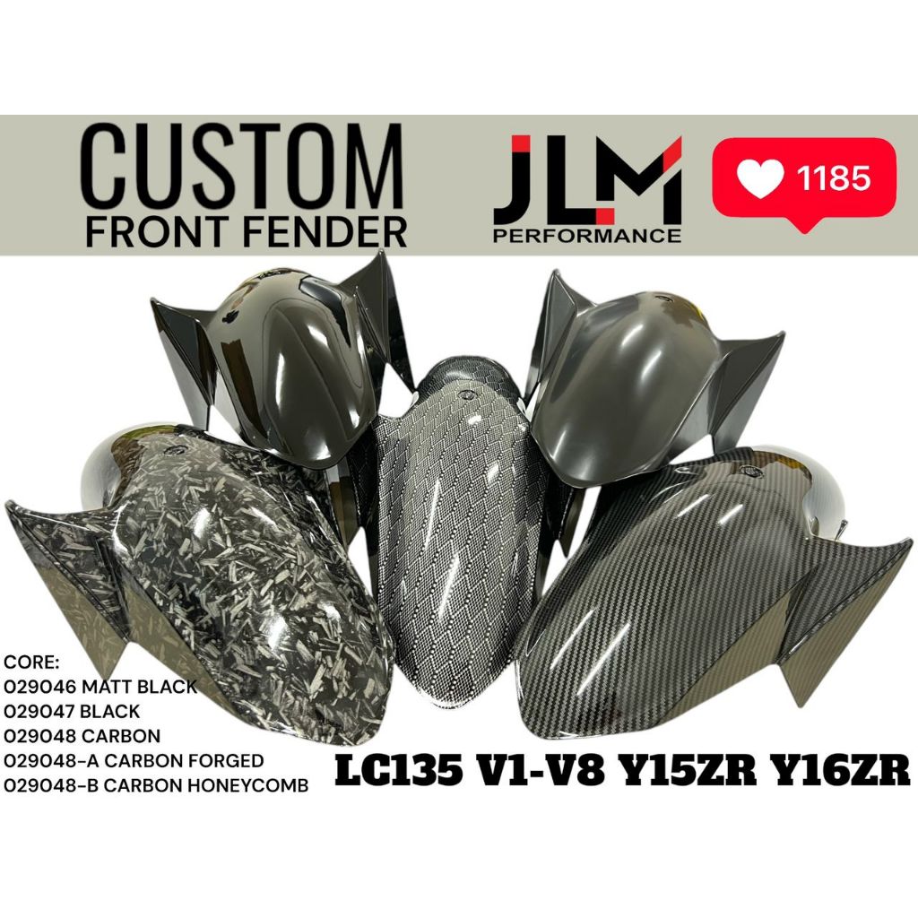 CUSTOM MAKE Y15 Y16 LC135 LCV8 Y15ZR FRONT FENDER MARGAT DEPAN MUDGUARD ...