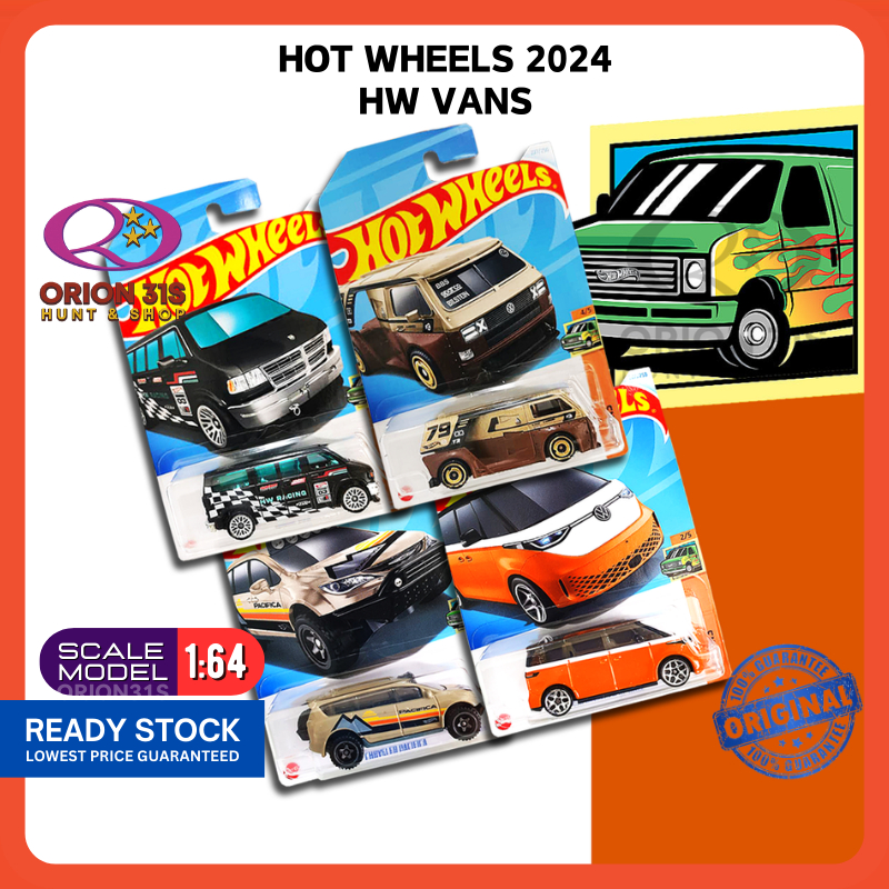 Hot Wheels HW Vans 2024 VW T3 Custom/ Dodge Van/ Chrysler Pacifica ...