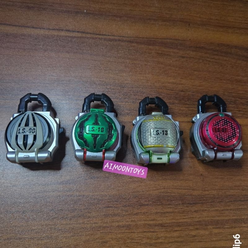 SET GP 4pcs Sunflower Seed + Suika + Kiwi + Blood Orange Lockseed Lock ...