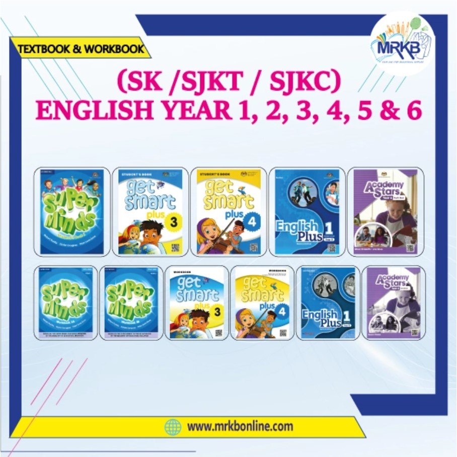 TEKS BOOK & WORKBOOK (SK/SJKT/SJKC ENGLISH YEAR 1,2,3,4,5&6 | Shopee ...