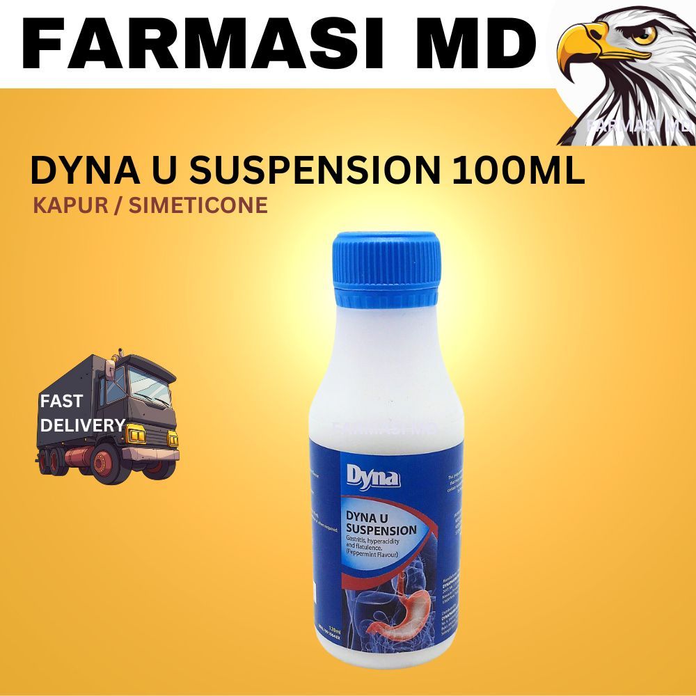 Dyna U suspension 120ml for gastric bloating simeticone gaviscon maalox ...