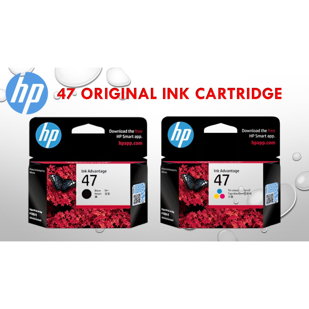 HP - 47 Original Black & Colour Ink Cartridges - For Hp 4826/4827/4828 ...