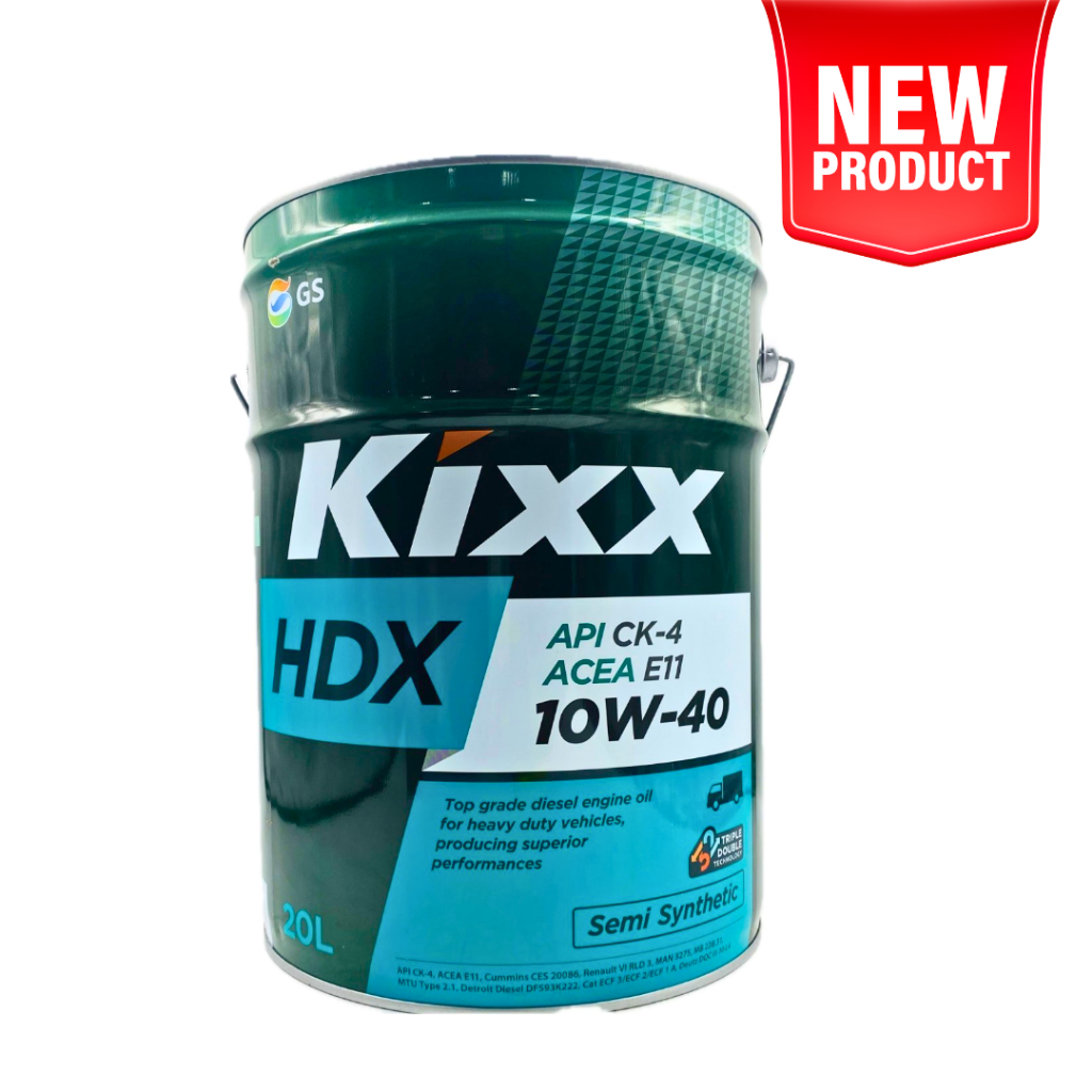 KIXX HDX 10W40 CK-4 (20 LITERS) SYNTHETIC BASED DIESEL ENGINE OIL 10W ...