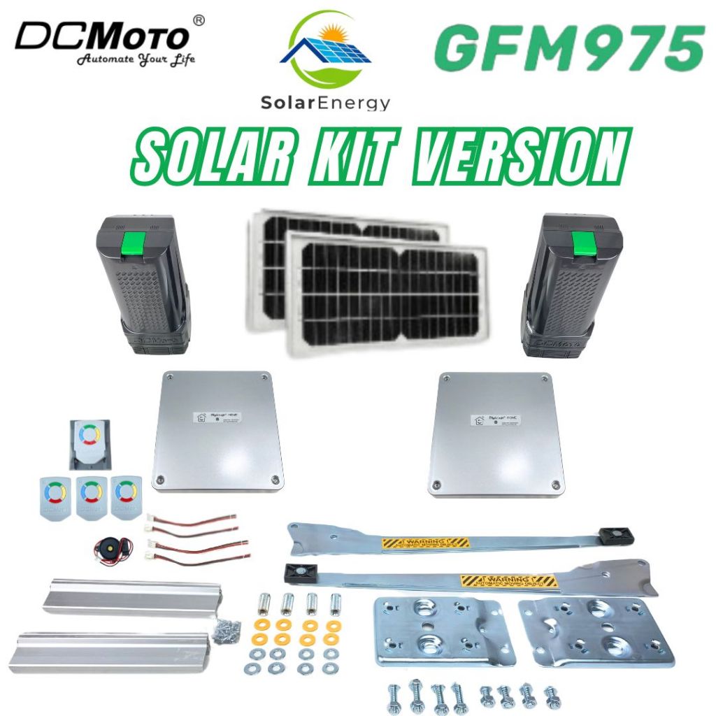 DCMOTO GFM 975 Brand New Solar Technology Smart Autogate Motor System 🔋 ...