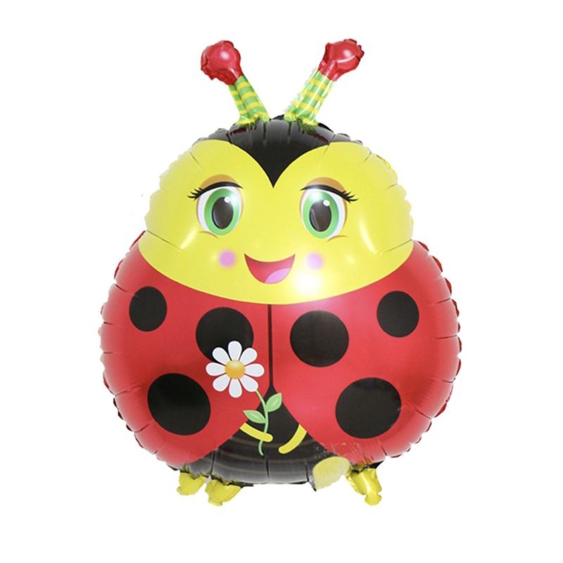 MALAYSIA READY STOCK Ladybug belon besar 48cm x 68 cm. Ladybird balloon ...