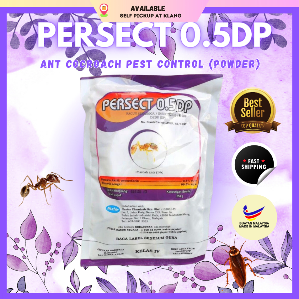 PERSECT 0.5DP Racun Serangga 250g Semut Racun Semut Ant Killer Bait ...