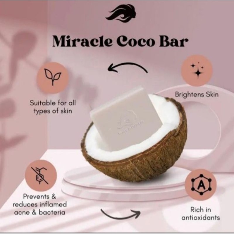 Coco Bar Brightening Soap (Coconut Milk) | Shopee Malaysia