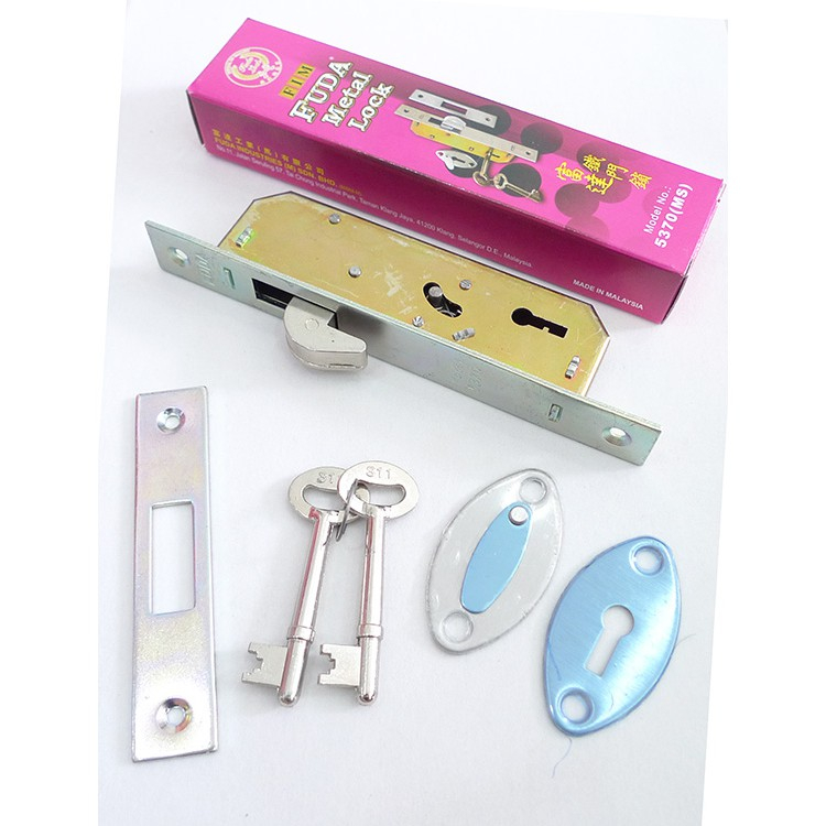 Fuda 5370 Metal Lock Single Mortise Grill Door Hook Lock 5370 (MS ...
