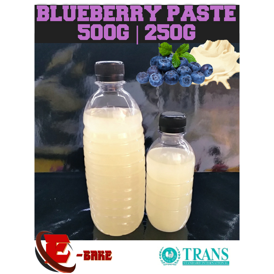 BLUEBERRY PASTE REPACKING 250G | 500G | HALAL | Shopee Malaysia