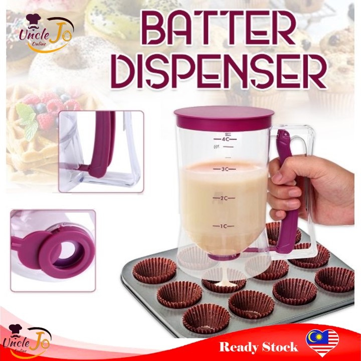Batter Dispenser Cake Cupcake Snap Helper Muffins Dispenser Mess ...