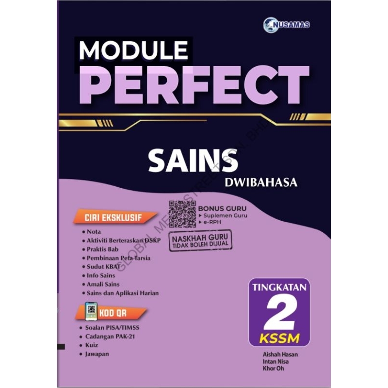 [2023] Buku Latihan Module Perfect Sains Dwibahasa Tingkatan 2 KSSM ...
