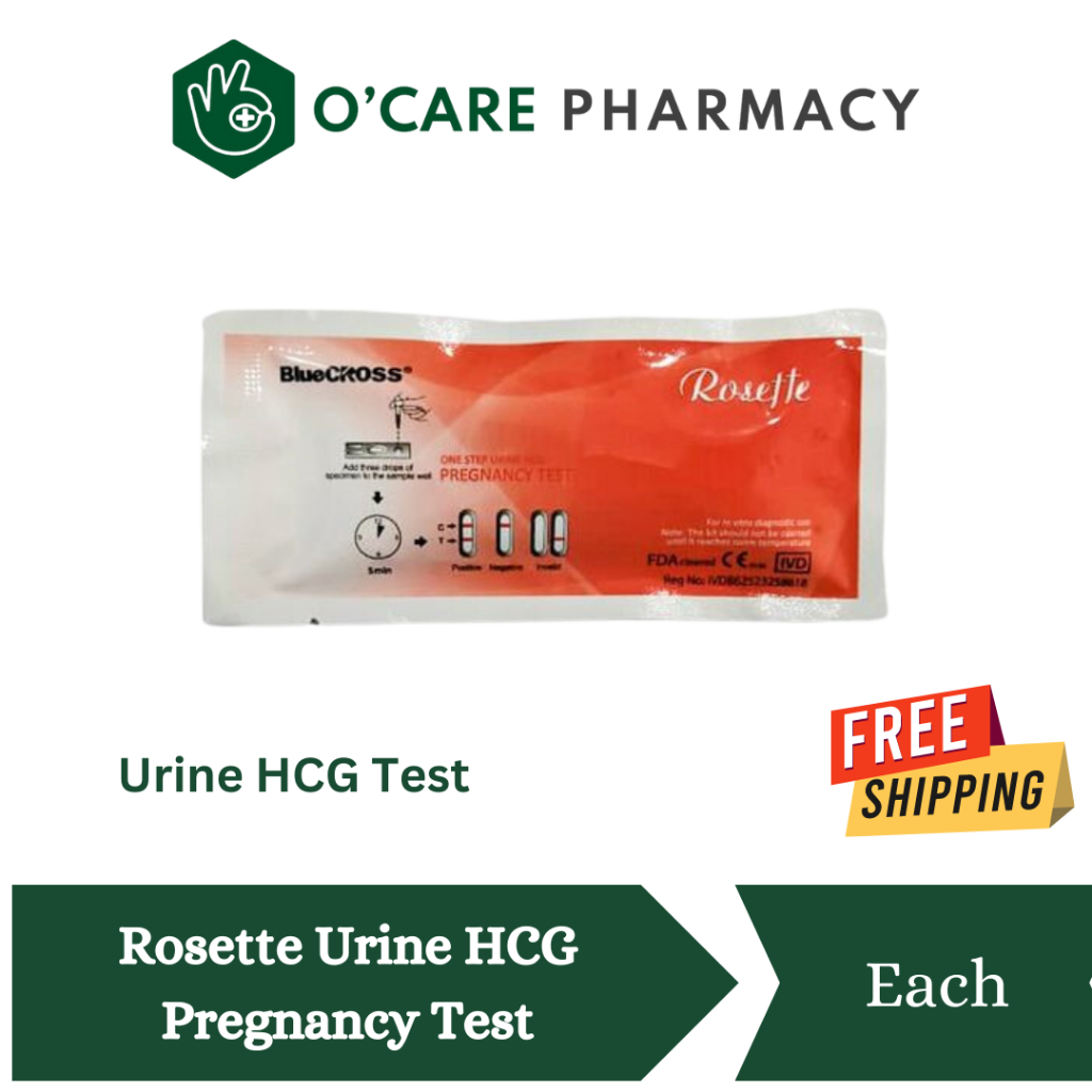 Rosette One-Step Urine hCG Pregnancy Test Kit [Ready Stock] | Shopee ...
