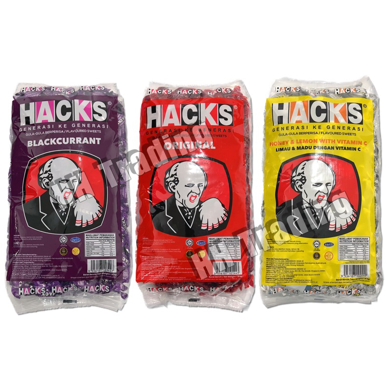 1.8kg HACKS FLAVOURED SWEETS / GULA-GULA BERPERISA (ORIGINAL ...