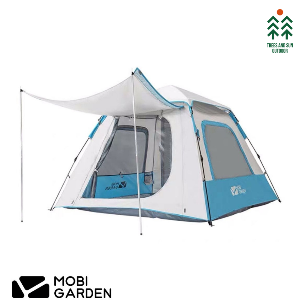 Mobi Garden Auto Large Family Tent Pop Up tent 4 Person (180cm) NX20561016 | Shopee Malaysia