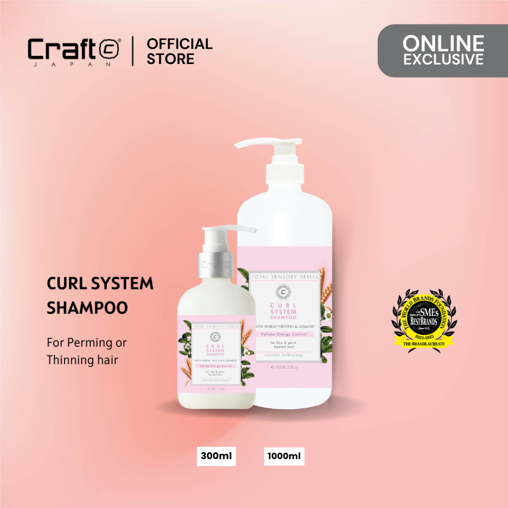 CRAFT TOTAL SENSORY CURL SYSTEM SHAMPOO 300ML (Volumex Technology ...