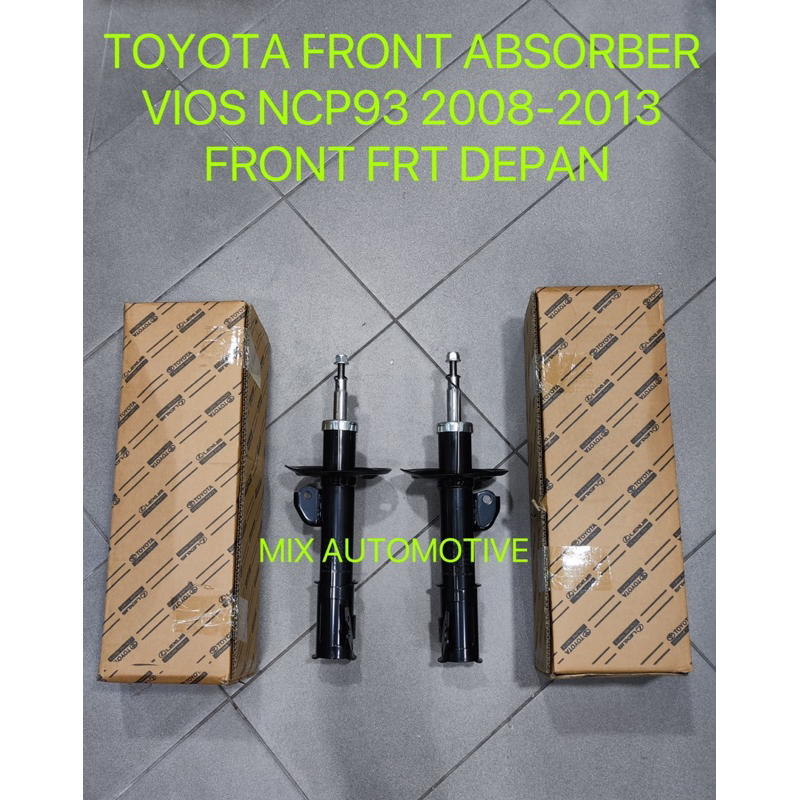 ORIGINAL TOYOTA VIOS NCP93 2008-2013 / PRIUS C FRONT REAR SHOCK ...