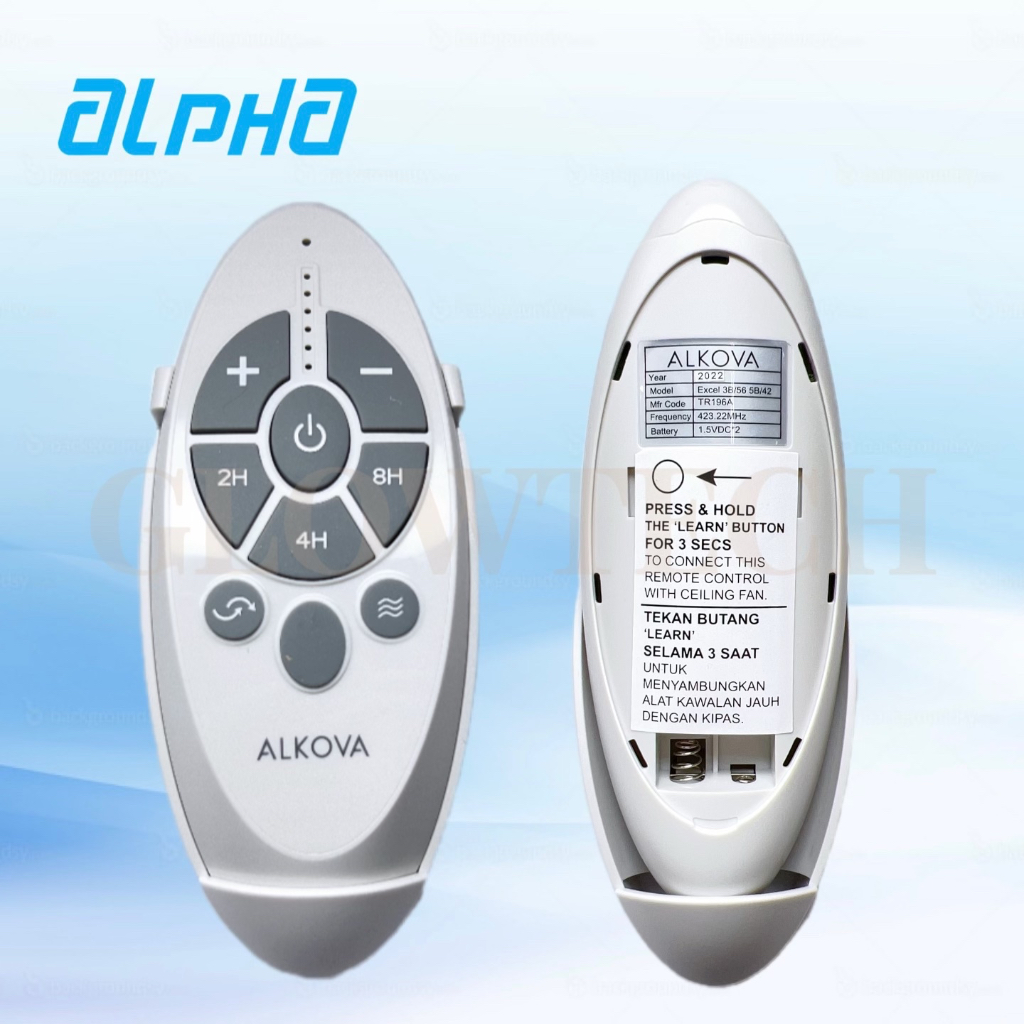 [ORIGINAL] ALPHA Ceiling Fan PCB/REMOTE CONTROL ALKOVA EXCEL 3B/56" 5B ...