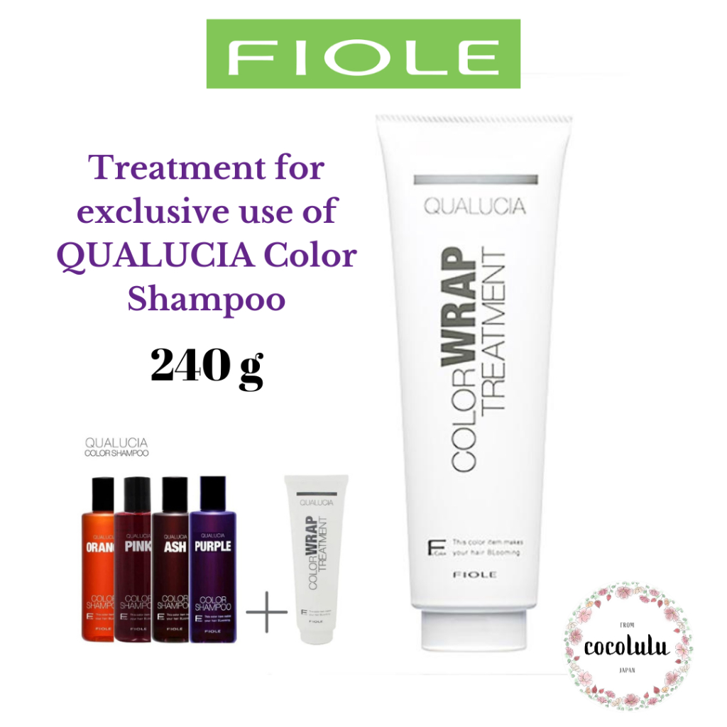 【FIOLE】QUALUCIA Color Wrap Treatment 240g / Treatment for exclusive use of QUALUCIA Color ...