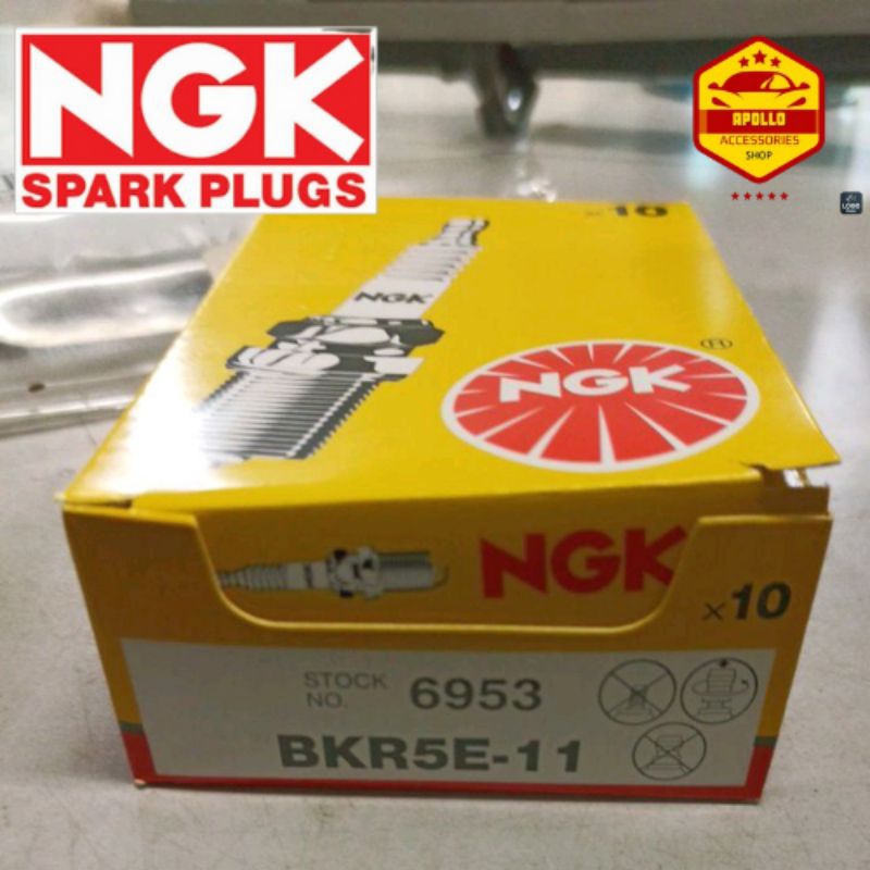 NGK BKR5E-11/BKR6E-11 Spark Plug 1pcs | Shopee Malaysia
