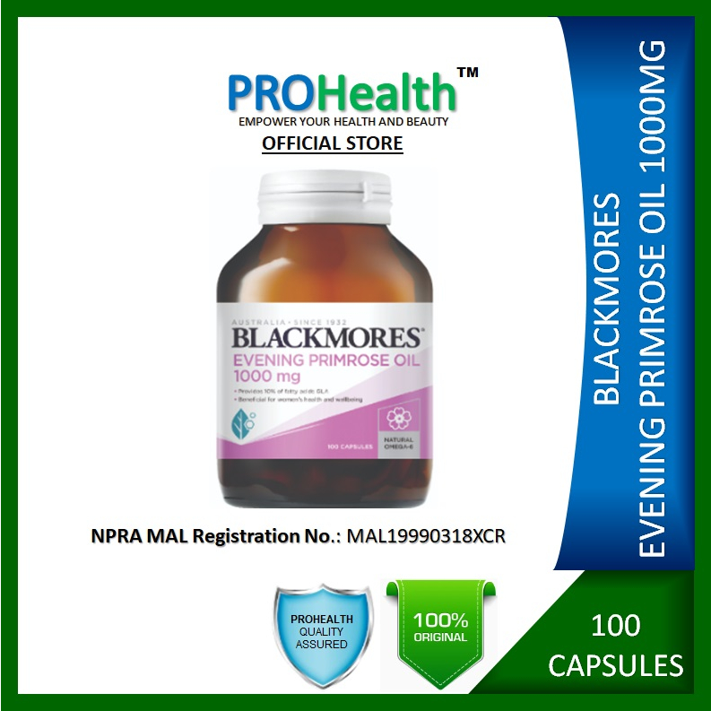 BLACKMORES EVENING PRIMROSE OIL (EPO) 1000MG CAPSULES | Shopee Malaysia