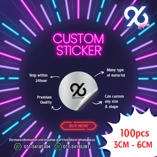 STICKER / PRODUCT LABEL [100pcs/3-6CM] | Shopee Malaysia