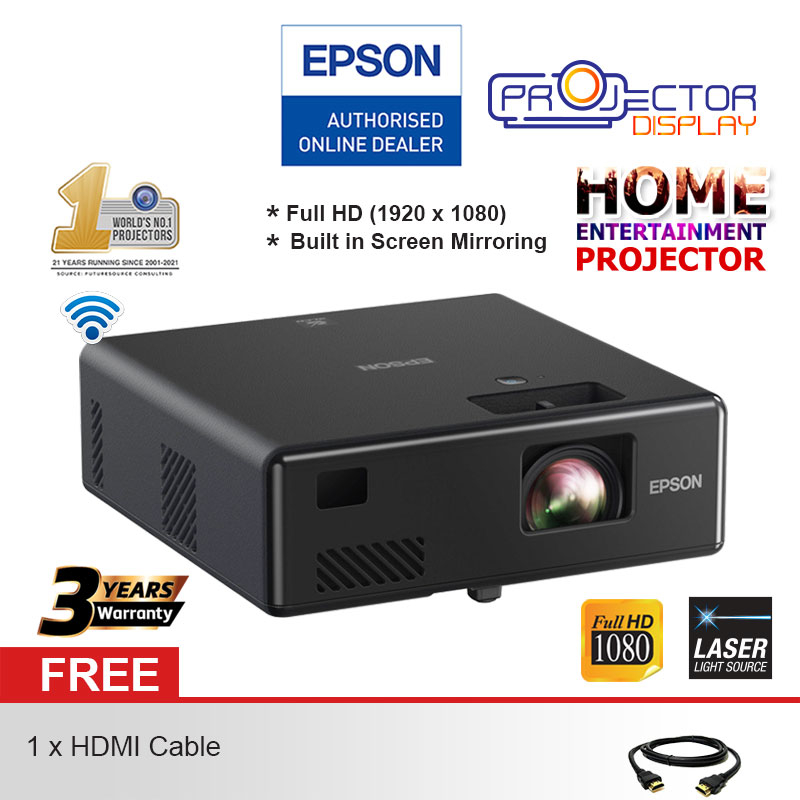 Epson EpiqVision Mini EF-11 Mini Portable Full HD Home Theater Laser ...