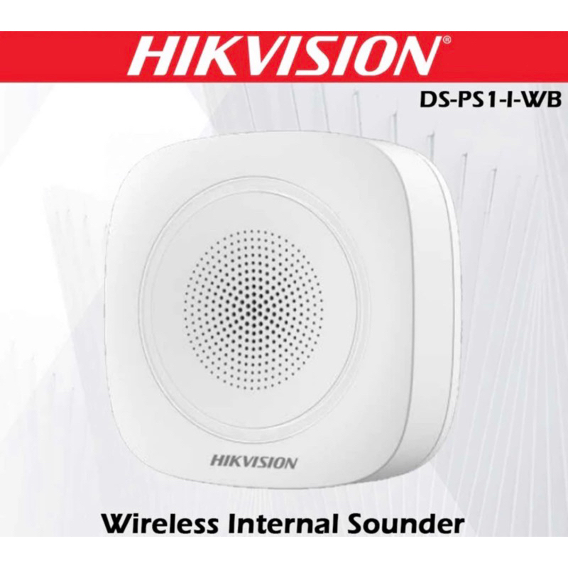 HIKVISION DS-PS1-I-WB Wireless Internal Sounder Indoor Siren. | Shopee ...