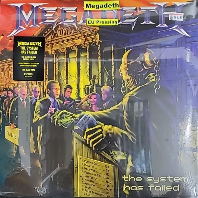Megadeth - The System Has Failed (LP) | Shopee Malaysia