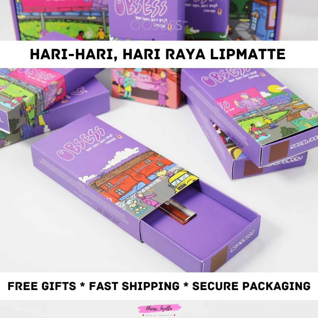 [SALE] LIPMATTE RAYA OBSESS COSMETICS 2023 | Shopee Malaysia