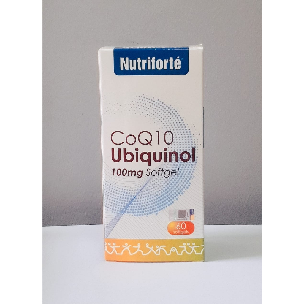Nutriforte CoQ10 Ubiquinol 100mg 60's ( EXP: 2/2026 ) | Shopee Malaysia