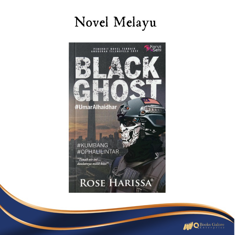 Novel Melayu: Black Ghost #UmarAlhaidar - Penulis: Rose Harissa ...