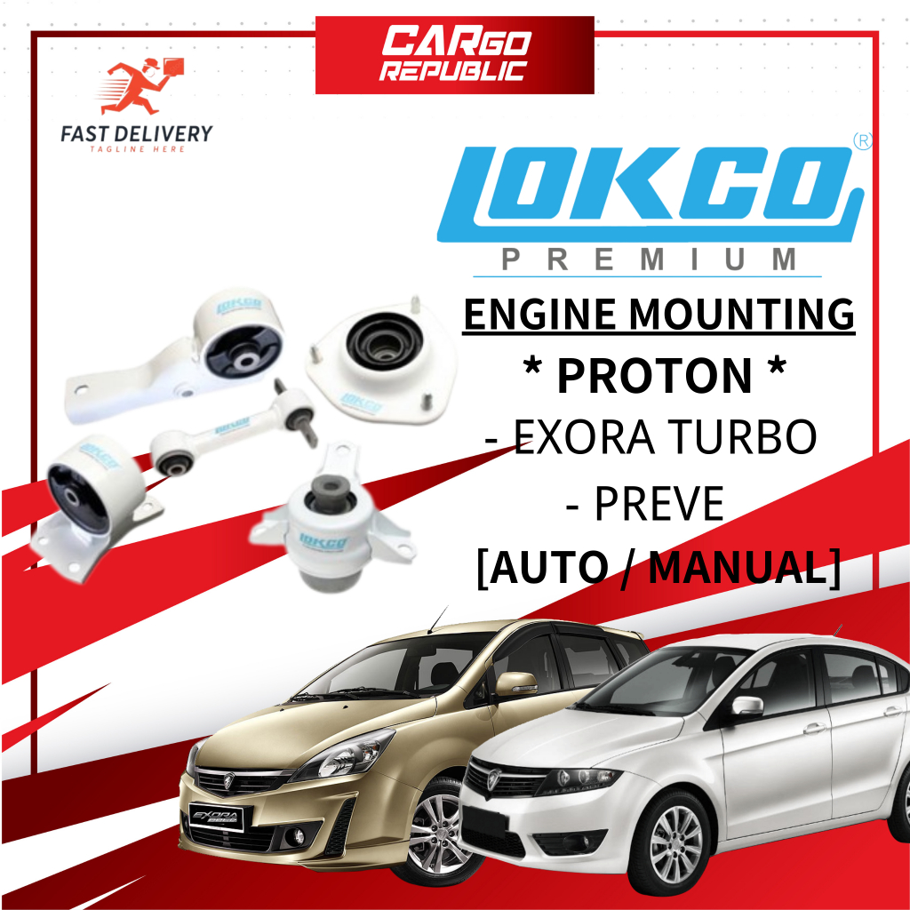 Lokco Proton Exora Turbo , Preve [Auto / Manual] Engine Mounting Kit ...
