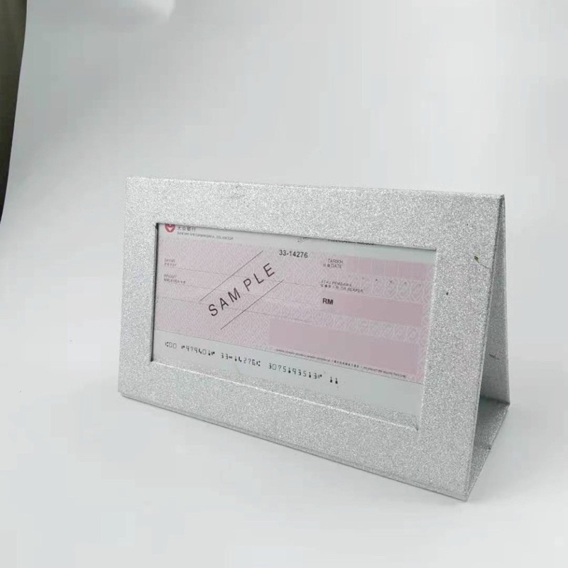 Cheque Frame Duit Hantaran Mas Kahwin | Glitter Frame For Diy Wedding ...