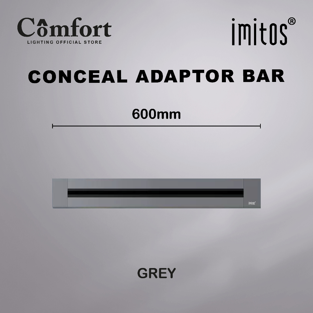 Imitos CONCEAL Power Track Socket Switch 32A Power Line Long Flat Pin ...