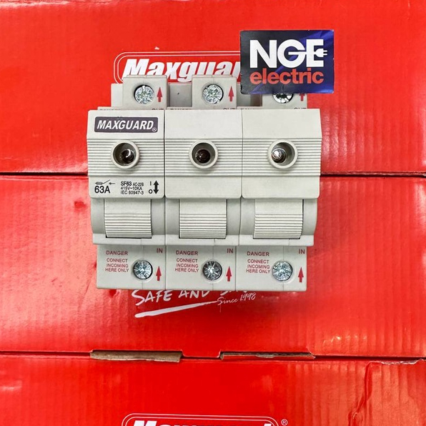 DB| Maxguard Switch Fuse 3 pole 3phase 63A 32A | Shopee Malaysia