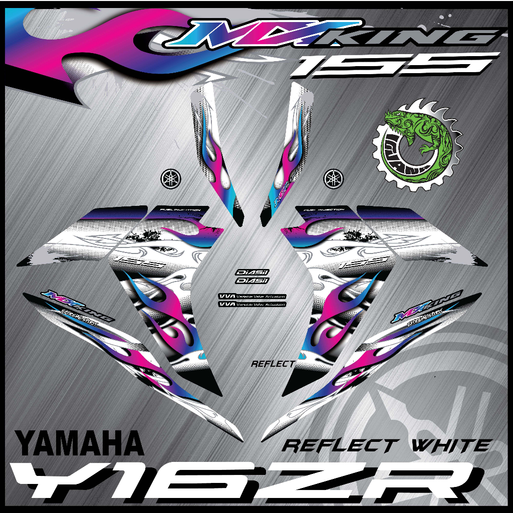 STRIPE MOTOR YAMAHA Y16/Y16ZR MX KING TRIBAL X FIRE CUSTOM STRIPE 2023 ...