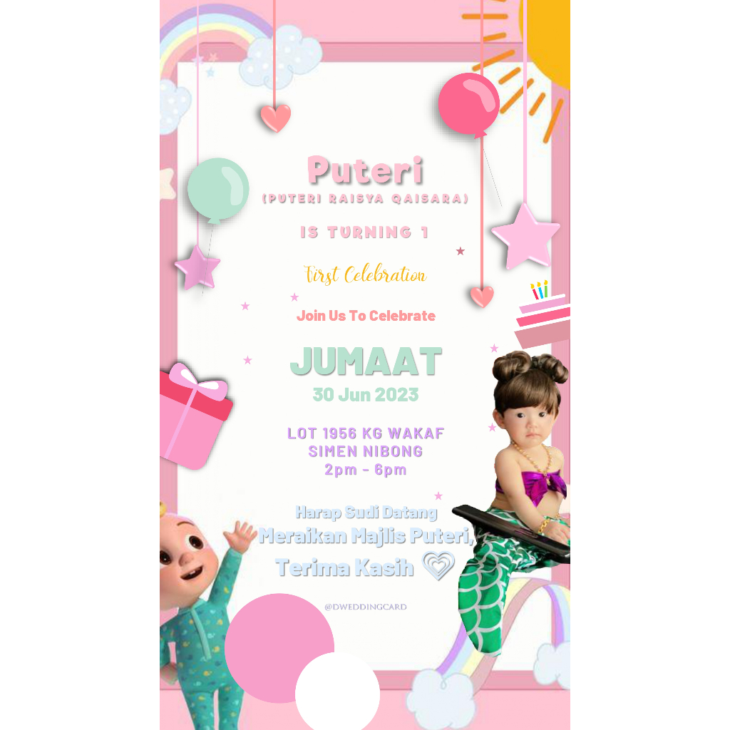 Kad Kahwin Digital/Digital Wedding Invitation/Kad Kahwin Murah/Alive ...