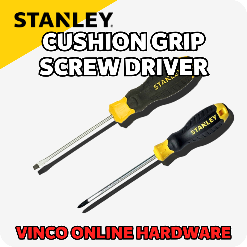 STANLEY Cushion Grip Philips & Slotted Screwdriver STMT608 | Shopee ...