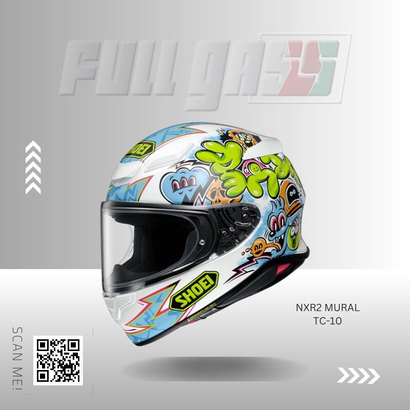 SHOEI HELMET NXR2 MURAL TC-10 100% ORIGINAL | Shopee Malaysia