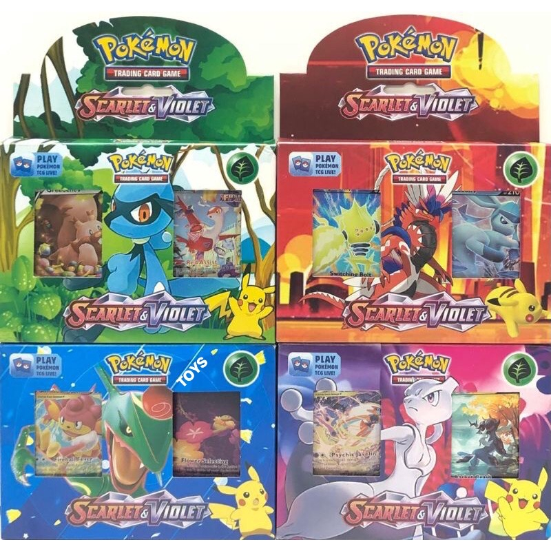 Ready Stock 54pc/box Pokemon Cards Card Game Kad Pikachu 精灵宝贝宝可梦卡牌 Pk72 ...