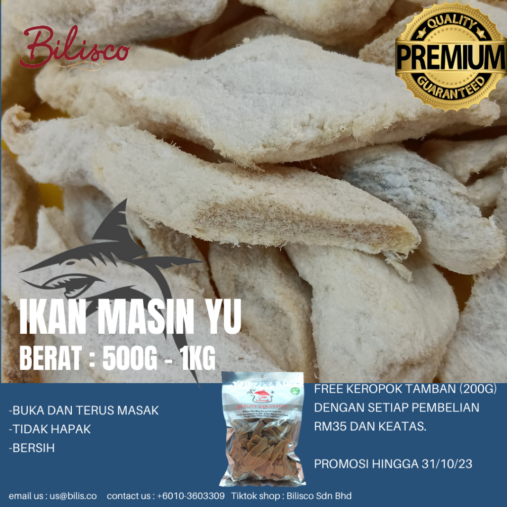 IKAN MASIN YU BORONG 500G/1KG | Shopee Malaysia