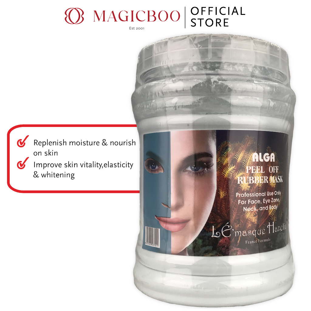 Magicboo Lemasque Alga Peel Off Rubber Mask (Hydrating)1000ml | Shopee ...