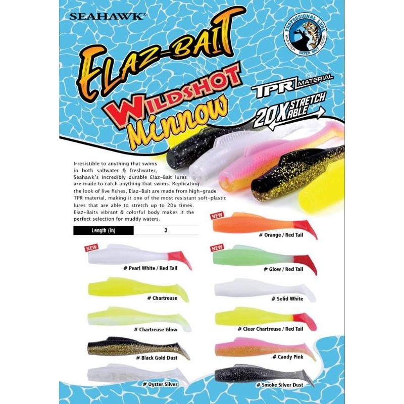 Seahawk Elaz-Bait Wildshot Minnow | Shopee Malaysia