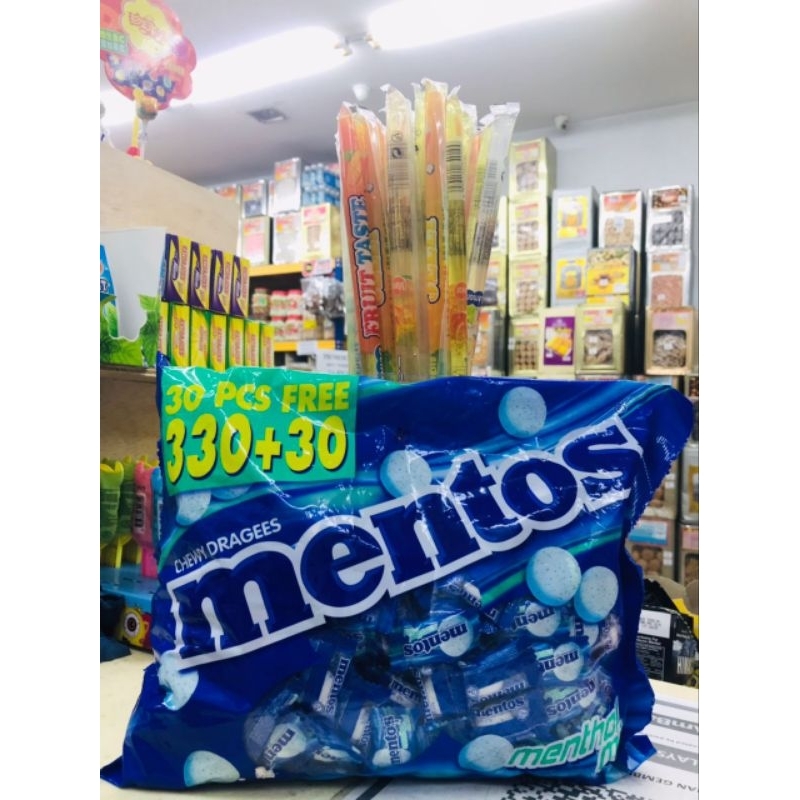 330pcs Mentos Mint / Mentos Fruit Flavour / Mentos Menthol Mint ( HALAL ...